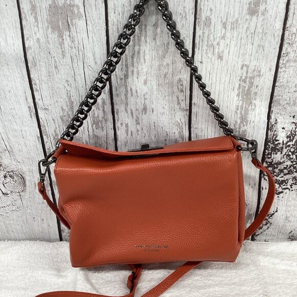 Viola Castellani | Bags | Euc Viola Castellani Rustic Orange Leather 2 ...